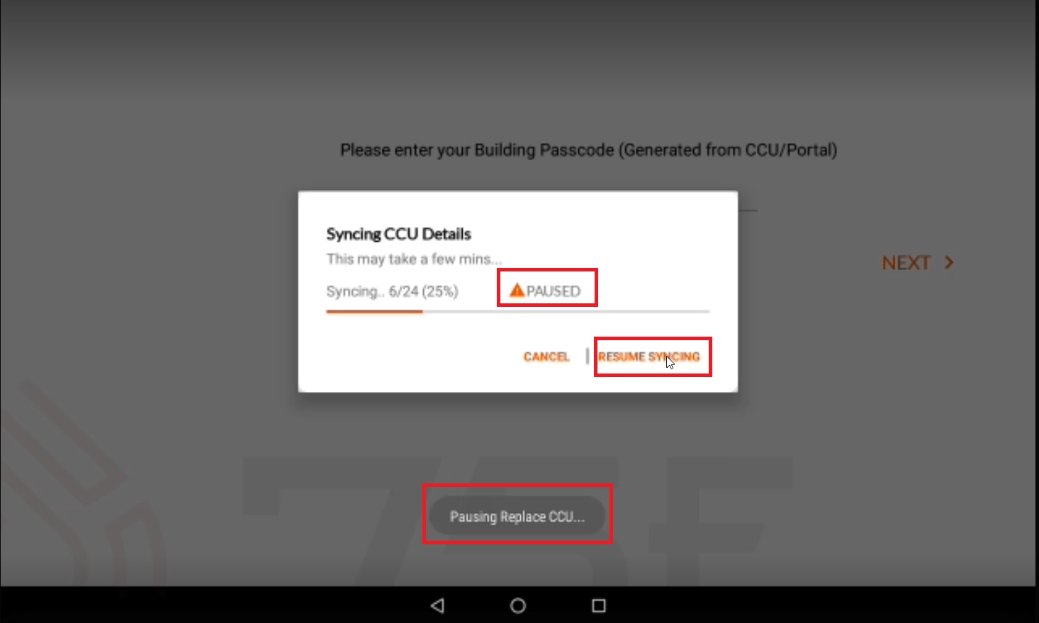 Replace an Existing CCU – 75F Home