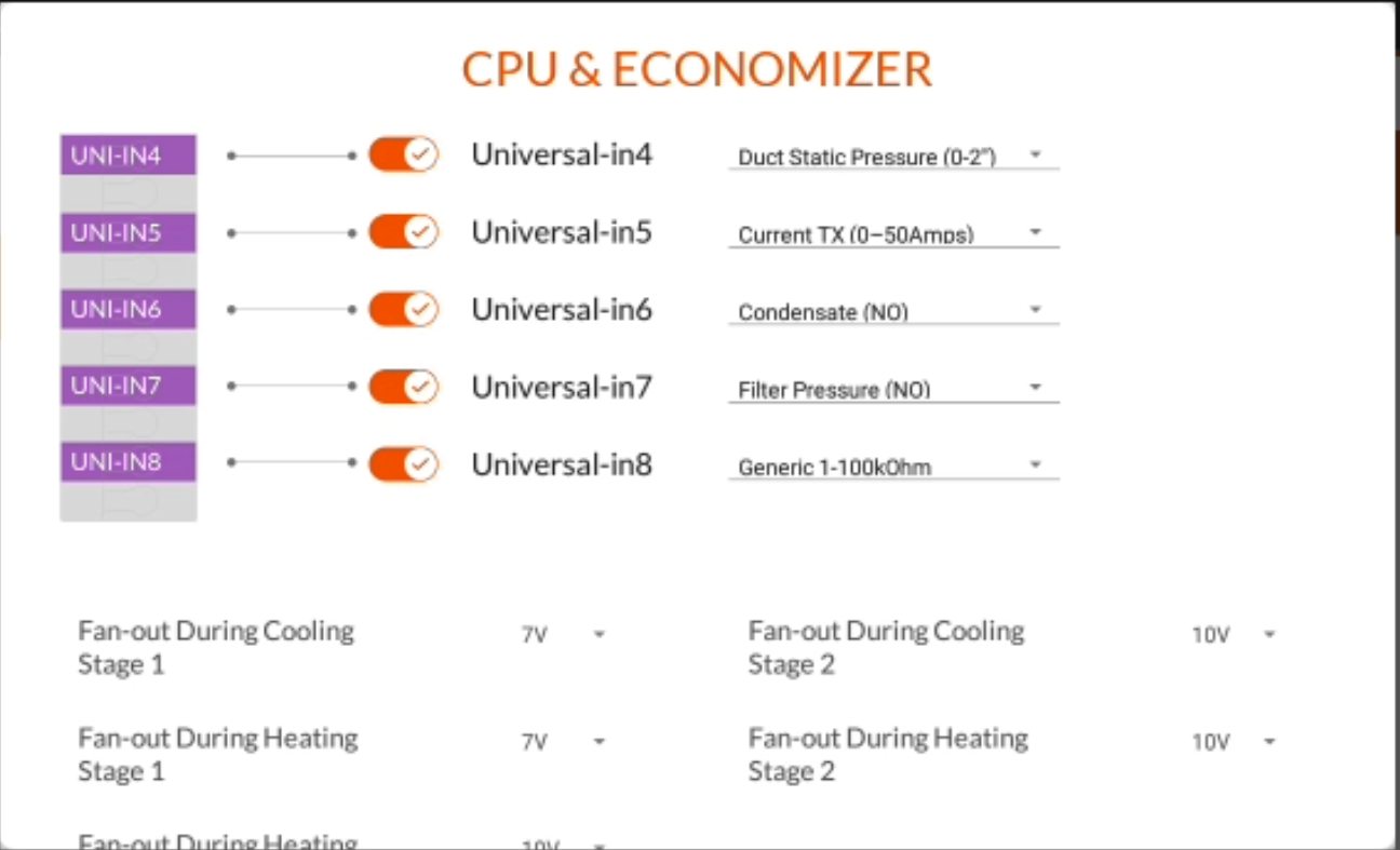 HyperStat Split- CPU & Economizer Profile – 75F Renatus