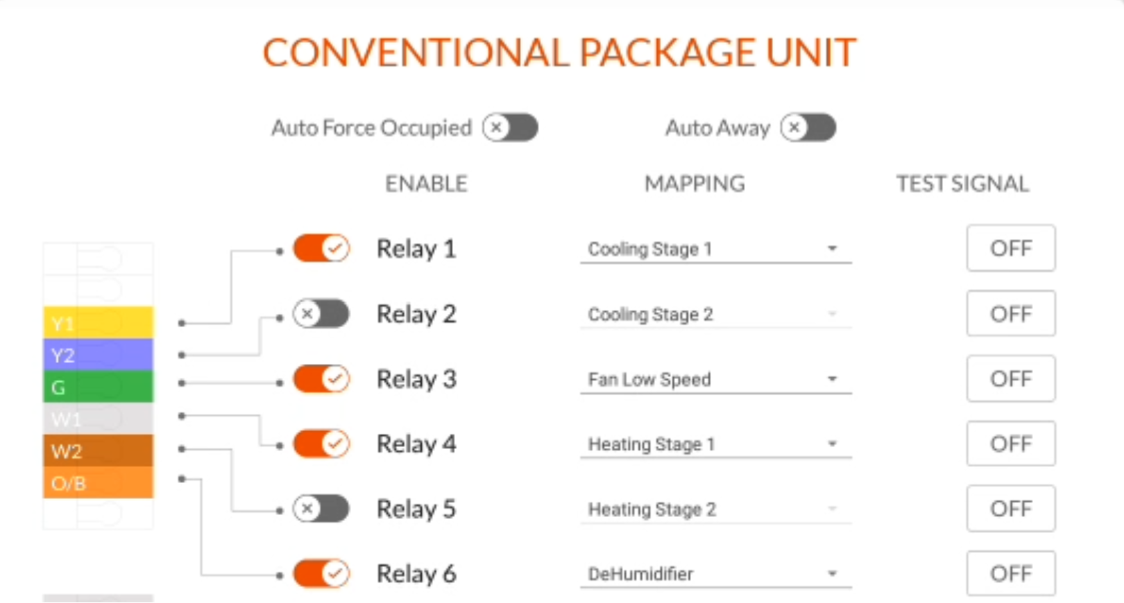 Application Note : Controlling a VCCX (AAON Control Board) with the HyperStat – 75F Home