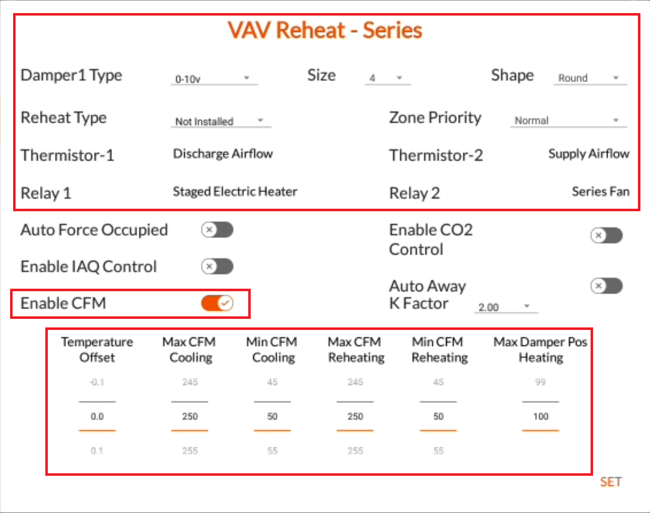 VAV Terminal Profile- Damper Position Calculation & Operation – 75F Renatus