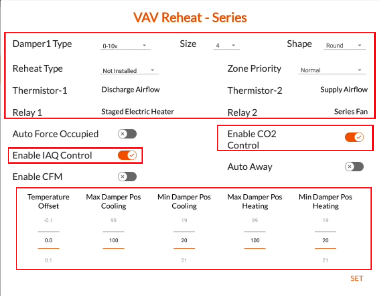 VAV Terminal Profile- Damper Position Calculation & Operation – 75F Renatus