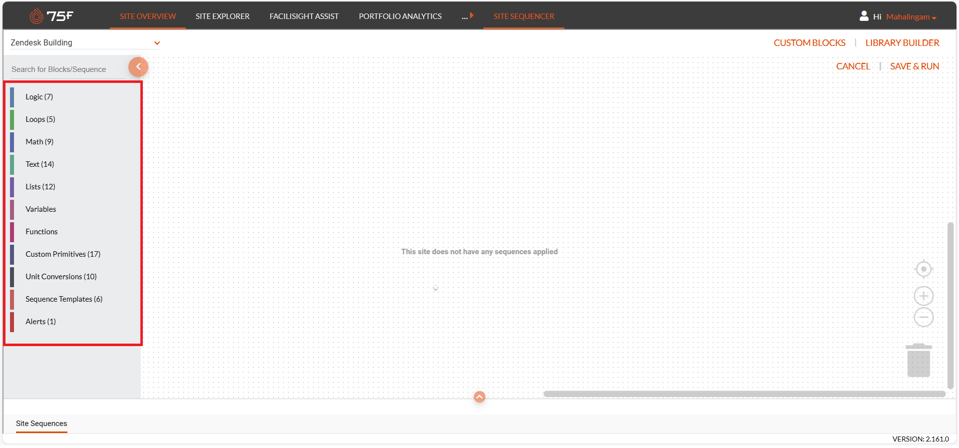 Site Sequencer – 75F Renatus