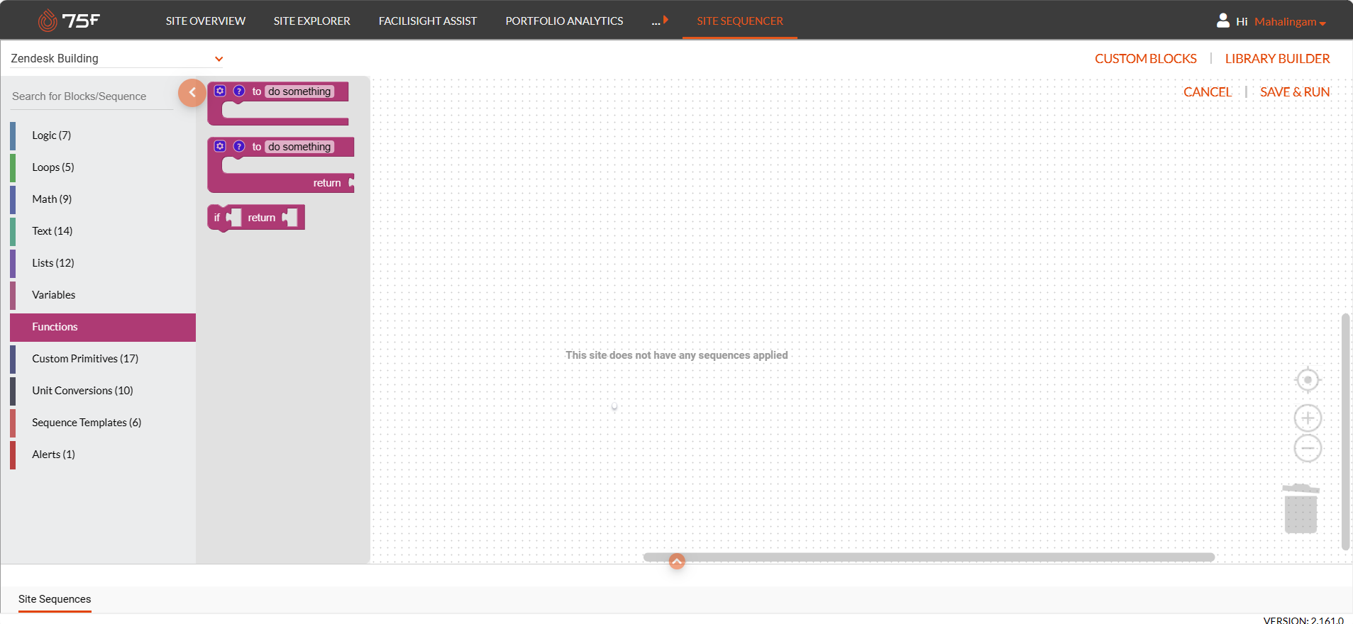 Site Sequencer – 75F Renatus