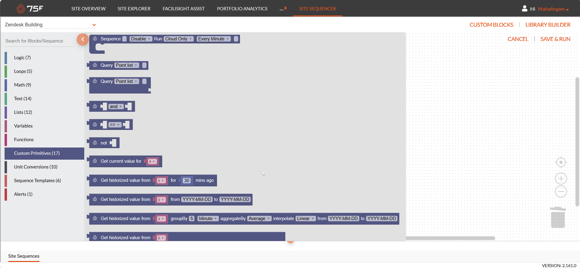 Site Sequencer – 75F Renatus