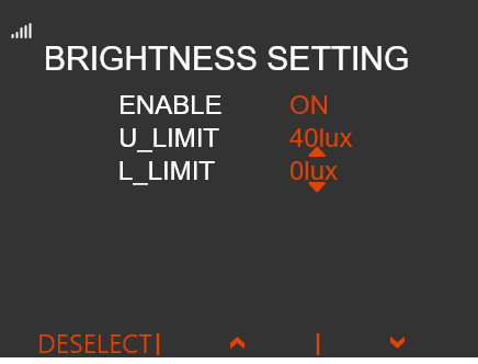 HyperStat Auto Screen Brightness Setting – 75F Home