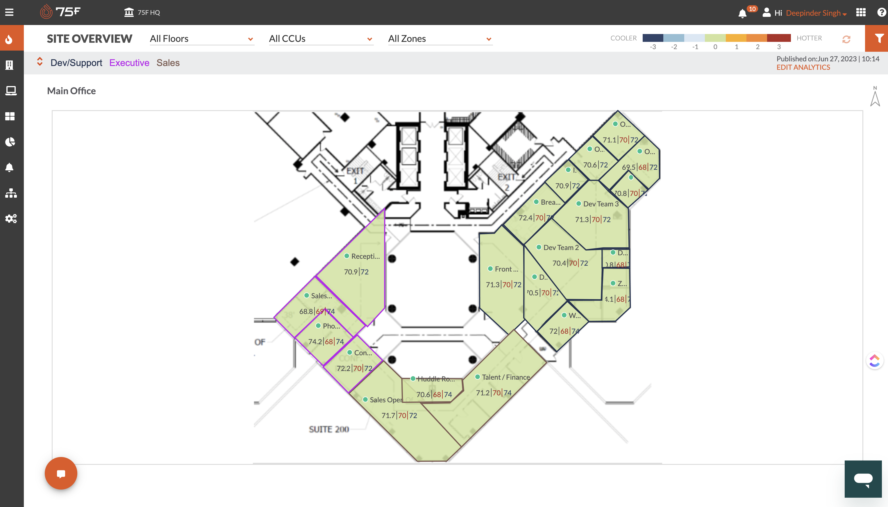 Custom Heatmap Filter – 75F Home