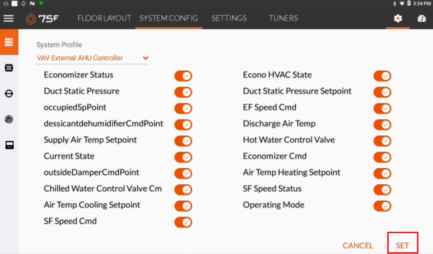 VAV External AHU Controller – 75F Home