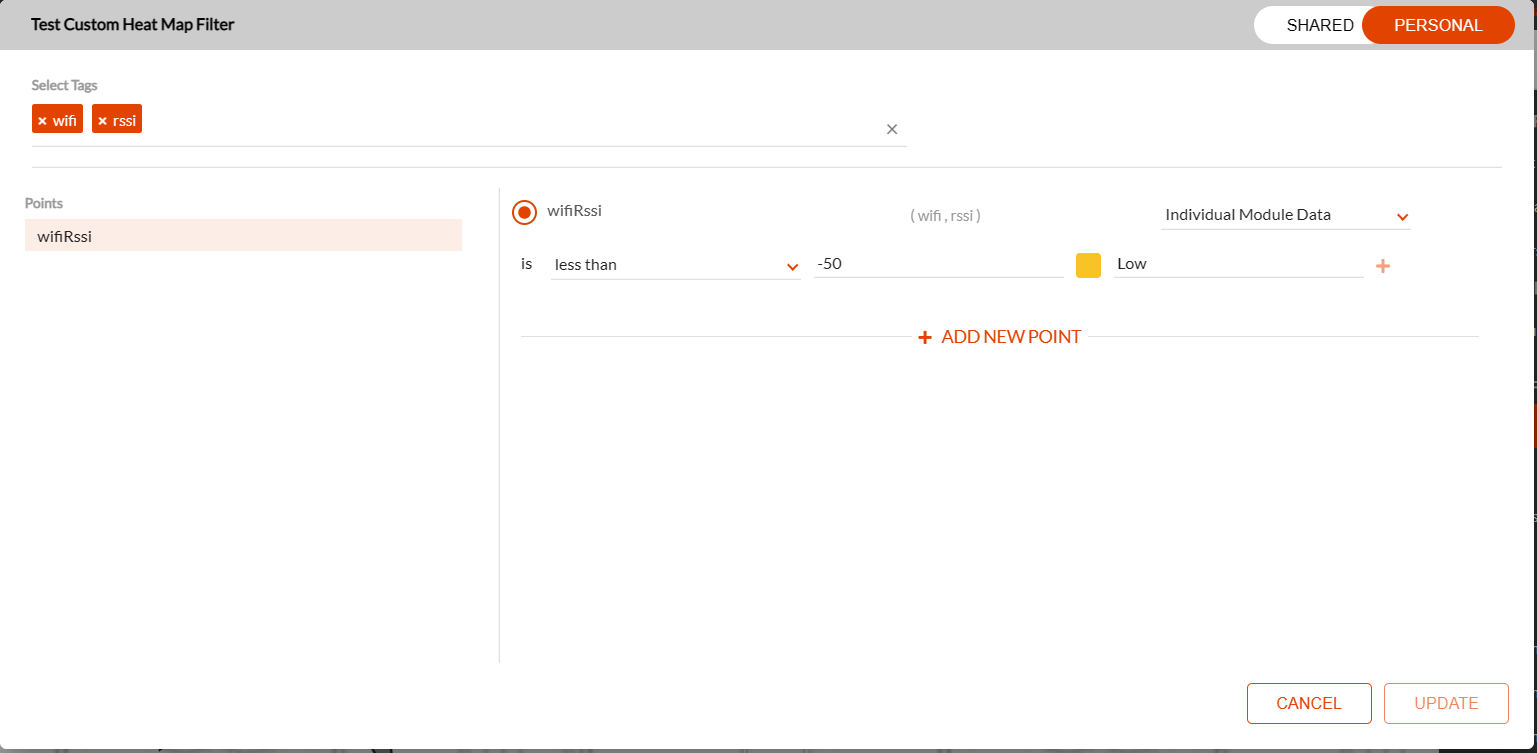 Custom Heatmap Filter – 75F Home