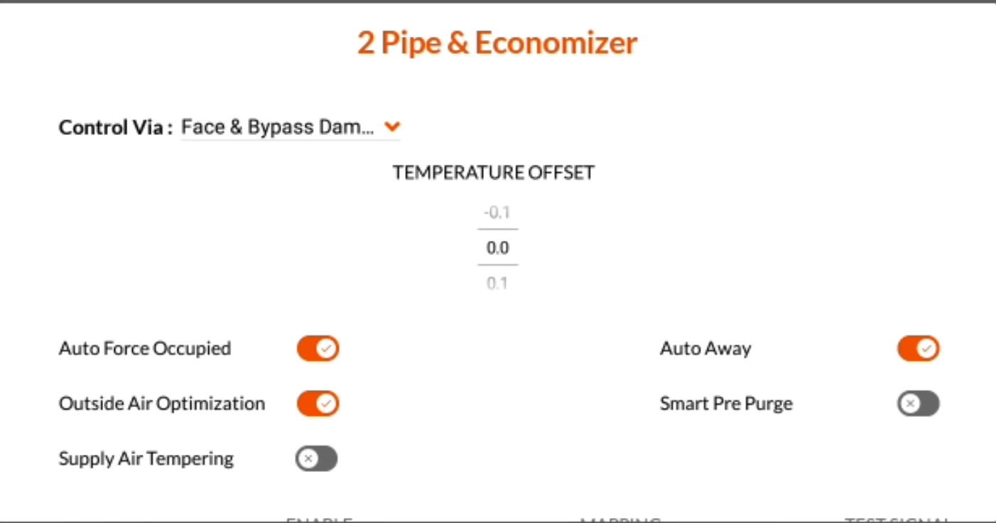 HyperStat Split - 2Pipe Unit Ventilator Economizer – 75F Home
