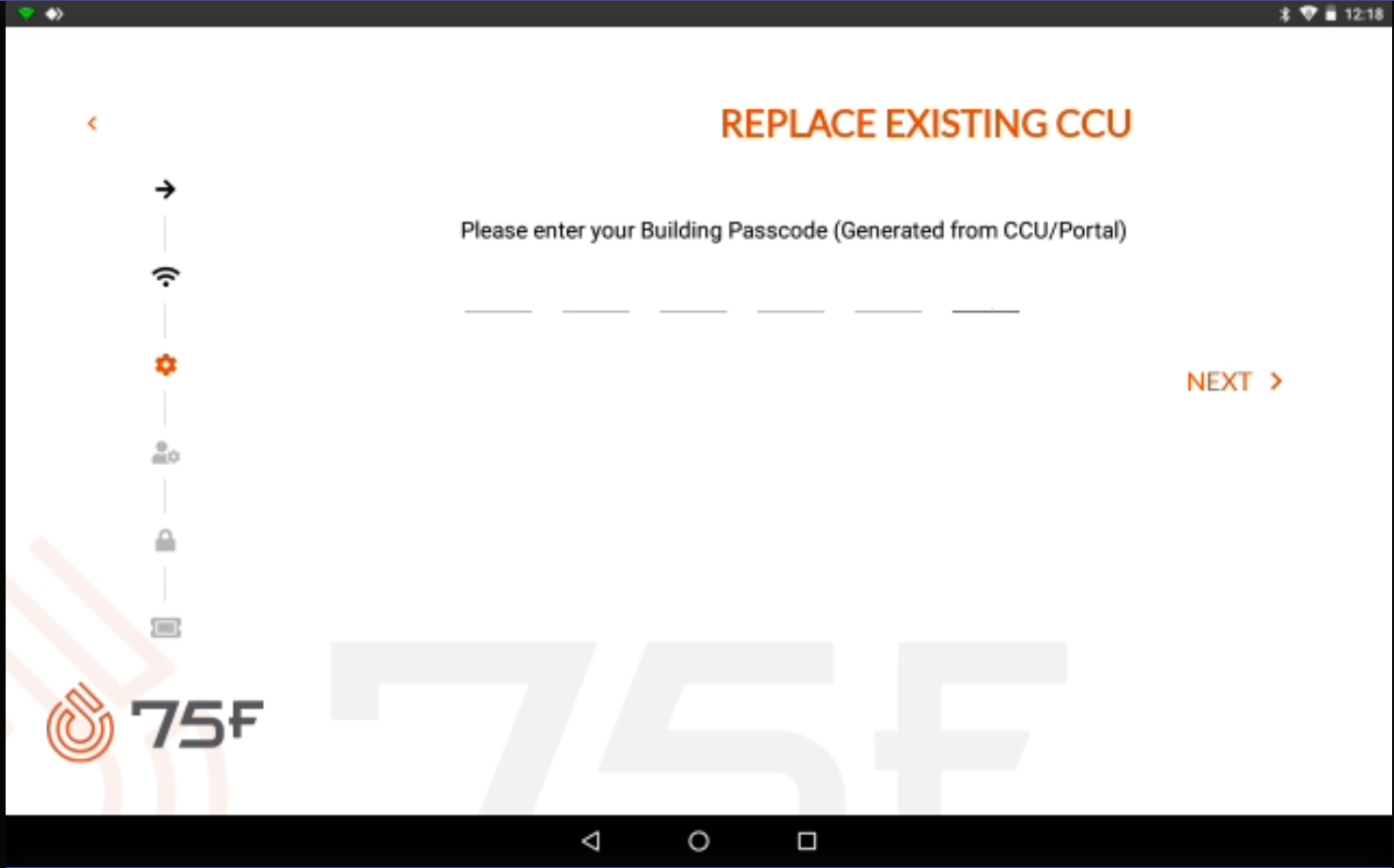 Replace an Existing CCU – 75F Renatus